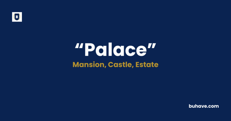 Palace – Meaning, Definition, Synonyms, Antonyms
